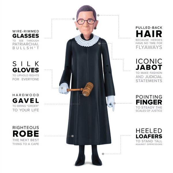 Ruth Bader Ginsburg Action Figure I FCTRY